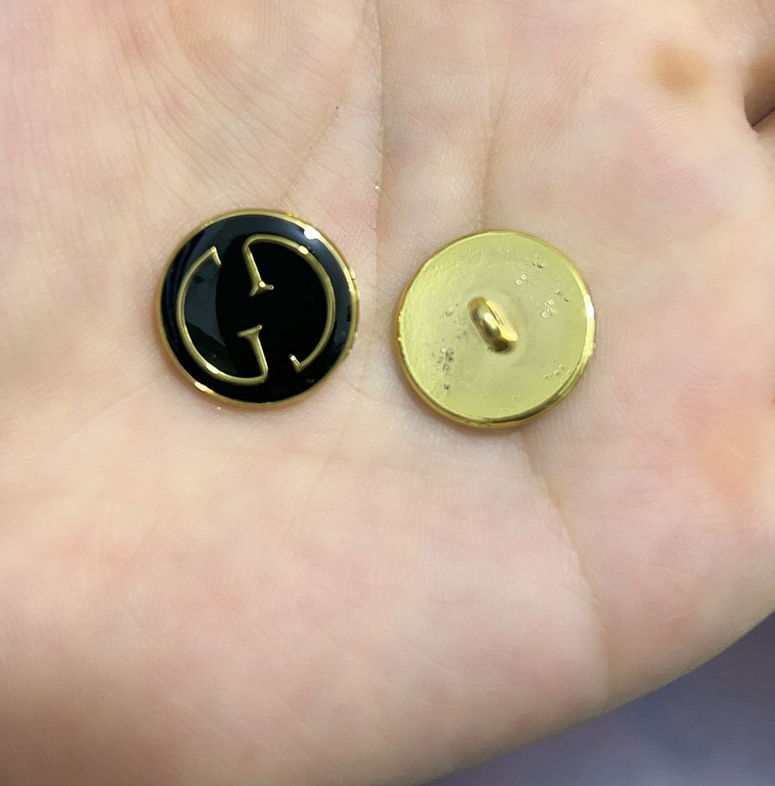 D Gold Buttons, clbutton, DR button, overcoat button, bead buttons ...