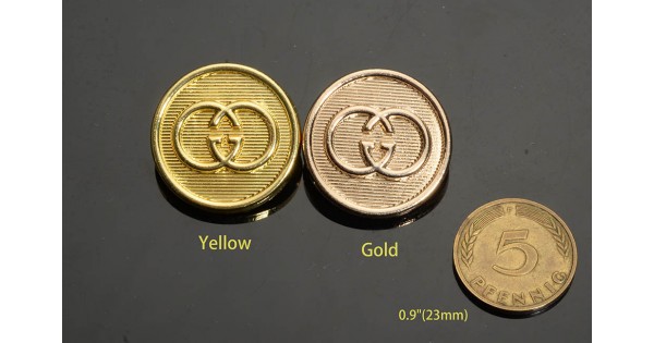 O60 -G Gold Buttons