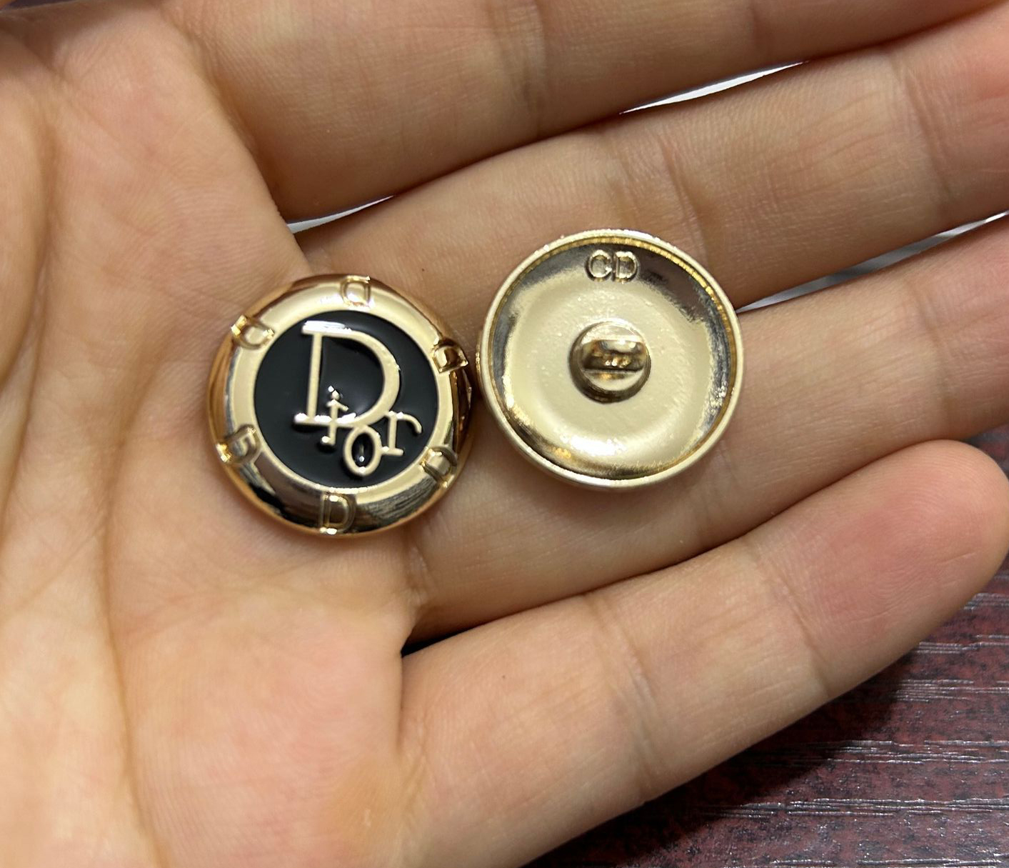 D Gold Buttons, clbutton, DR button, overcoat button, bead buttons ...